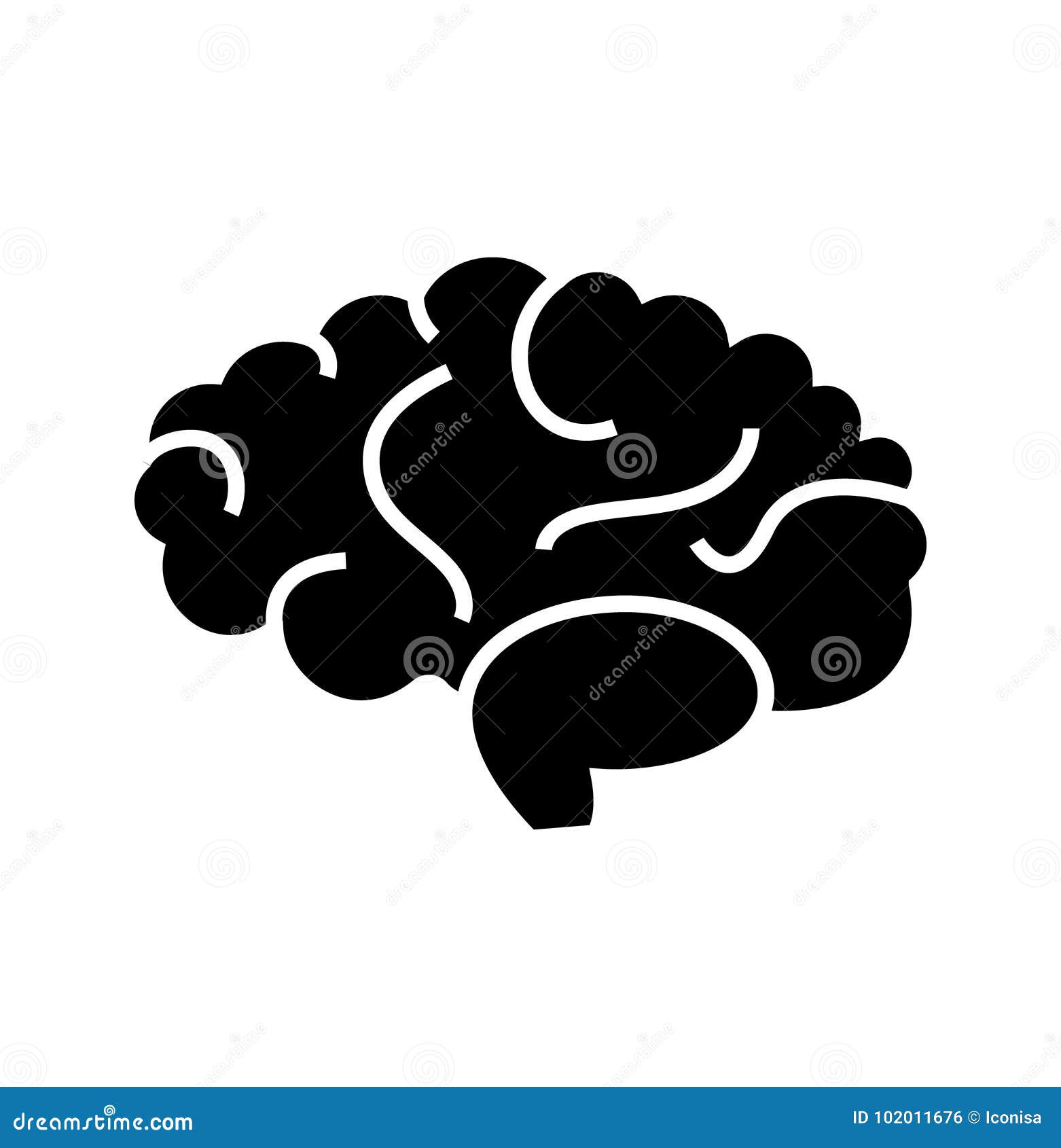 Simple Brain Icon