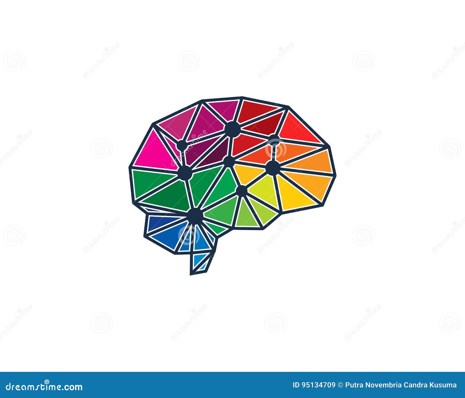 Brain Icon Logo Design Element Illustration de Vecteur - Illustration ...
