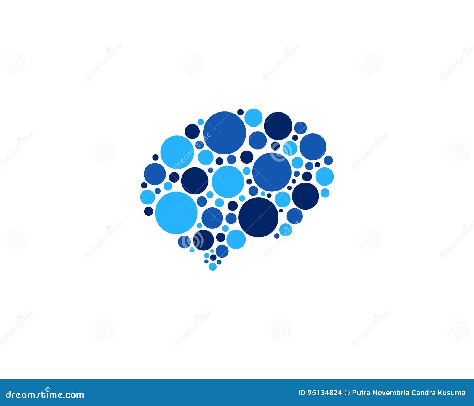 Brain Icon Logo Design Element Ilustración del Vector - Ilustración de ...