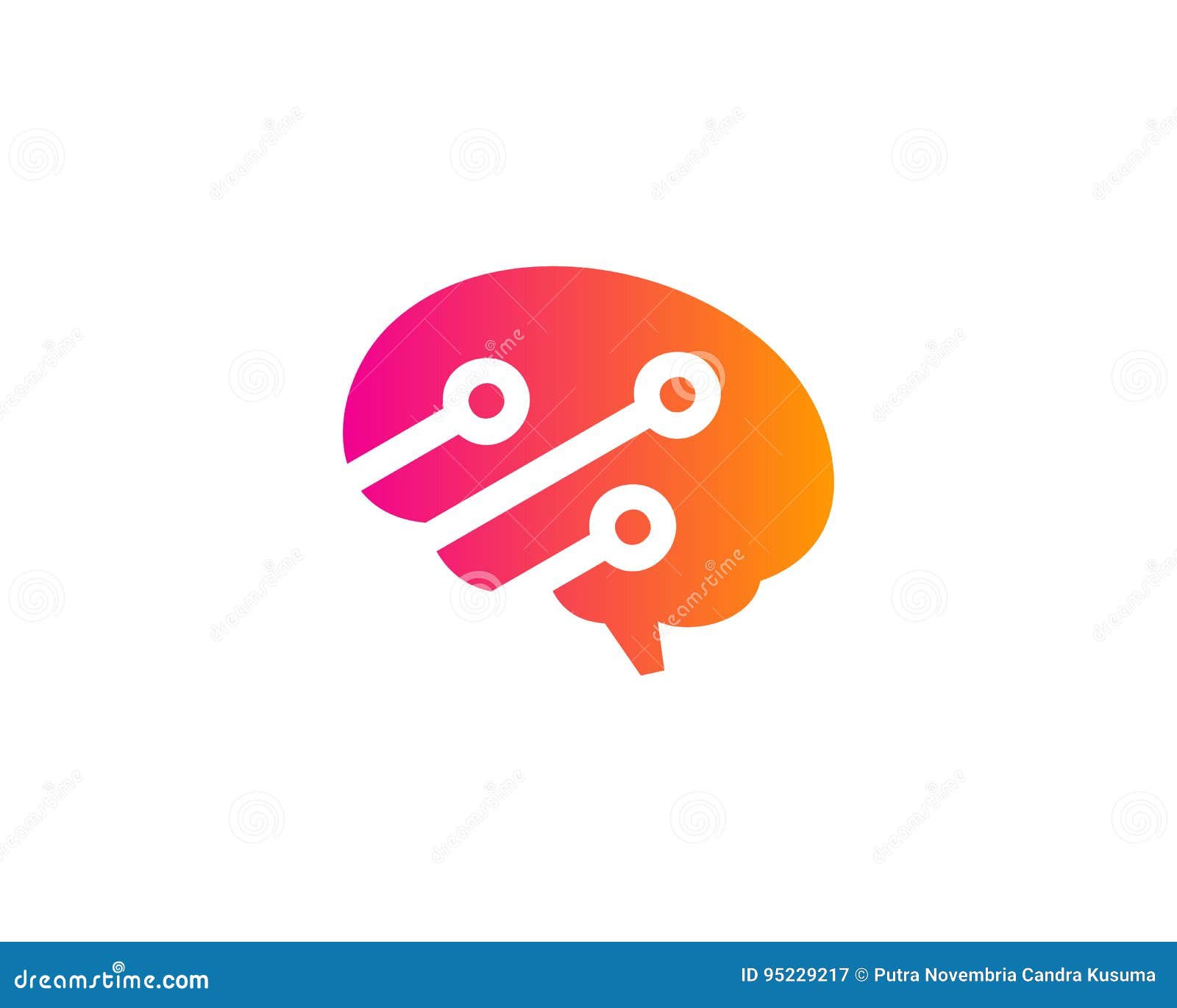 Brain Icon Logo Design Element Illustration de Vecteur - Illustration ...