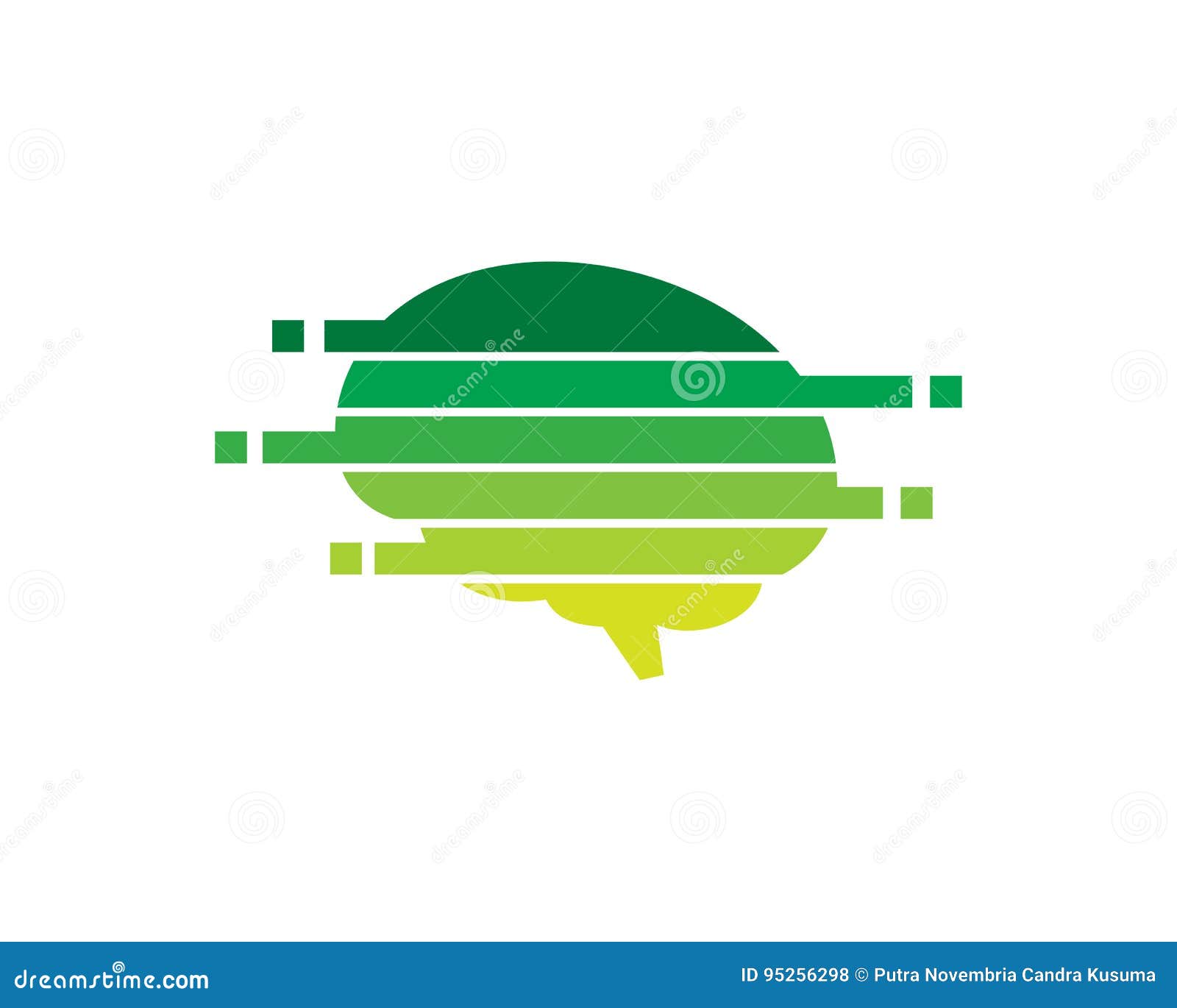 Brain Icon Logo Design Element Vektor Abbildung - Illustration von ...