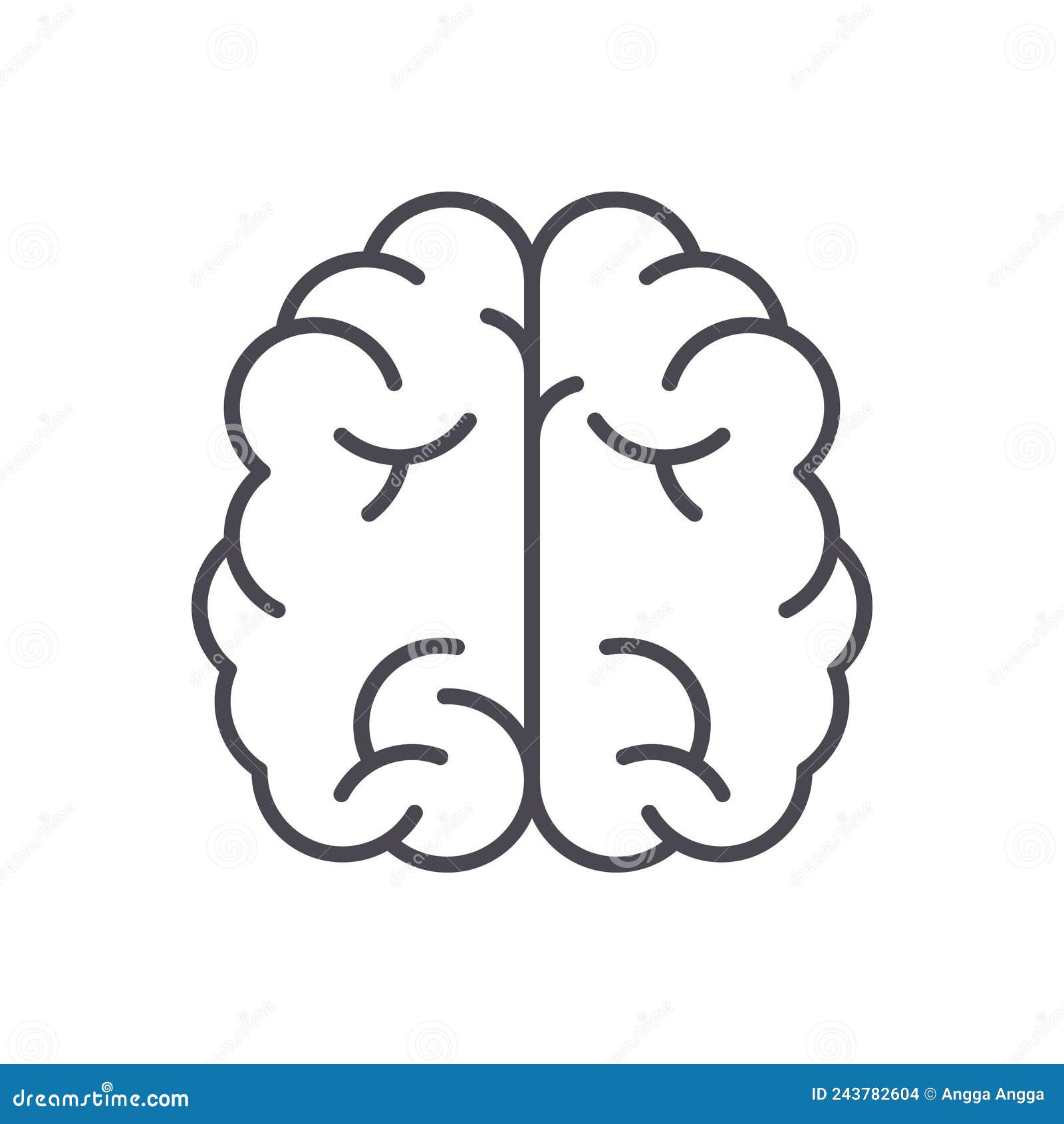 Brain Icon Sign Symbol Logo Vector Stock Vector - Illustration of idea ...