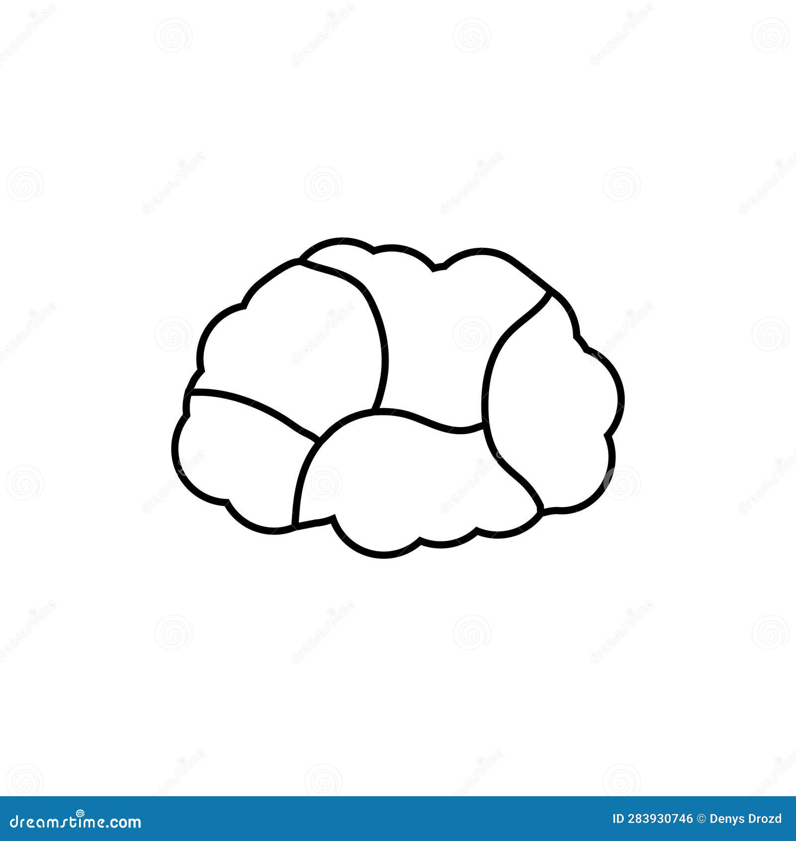 Brain Icon Vector. Think Illustration Sign. Creative Thinking Symbol ...