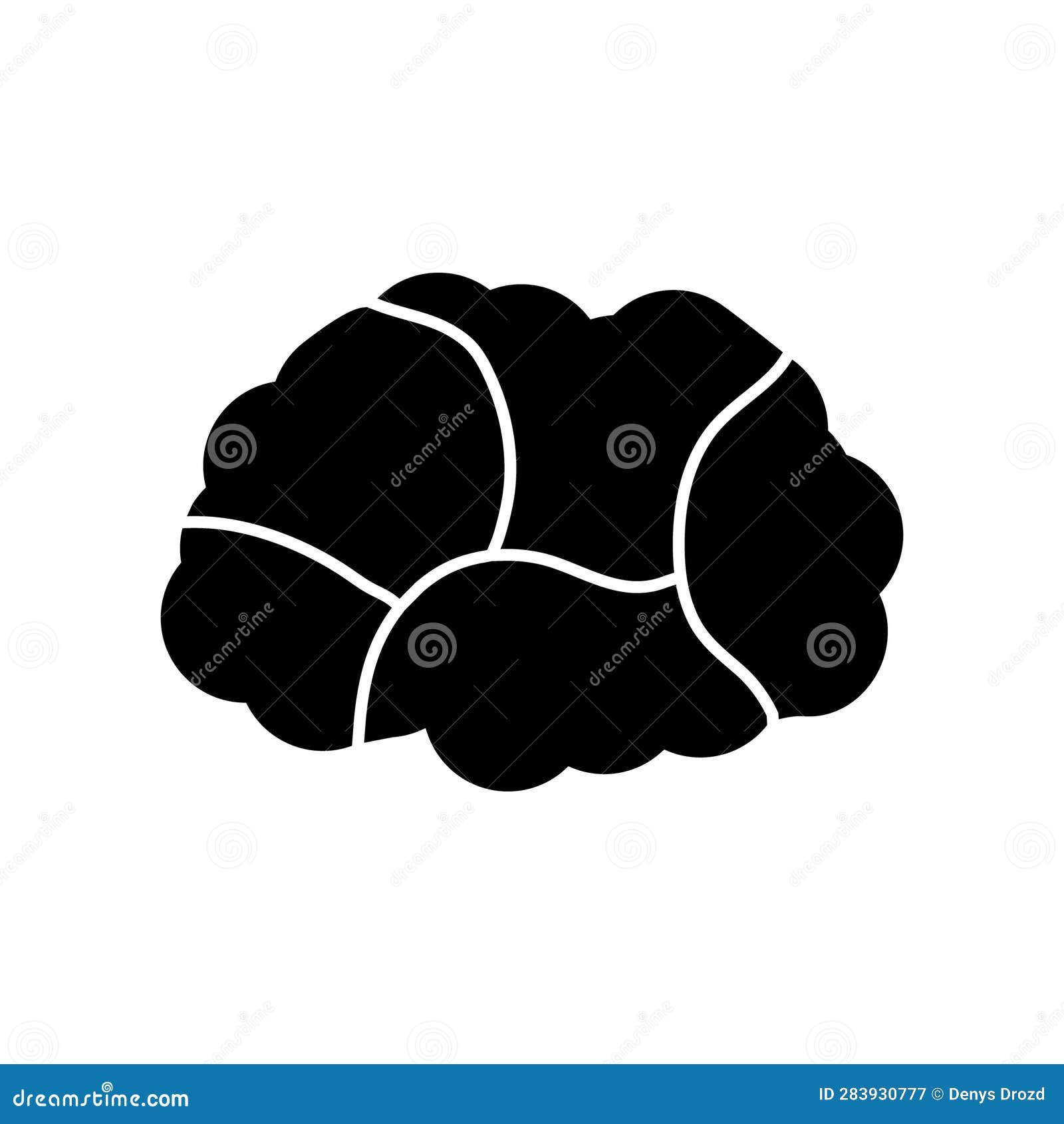 Brain Icon Vector. Think Illustration Sign. Creative Thinking Symbol ...