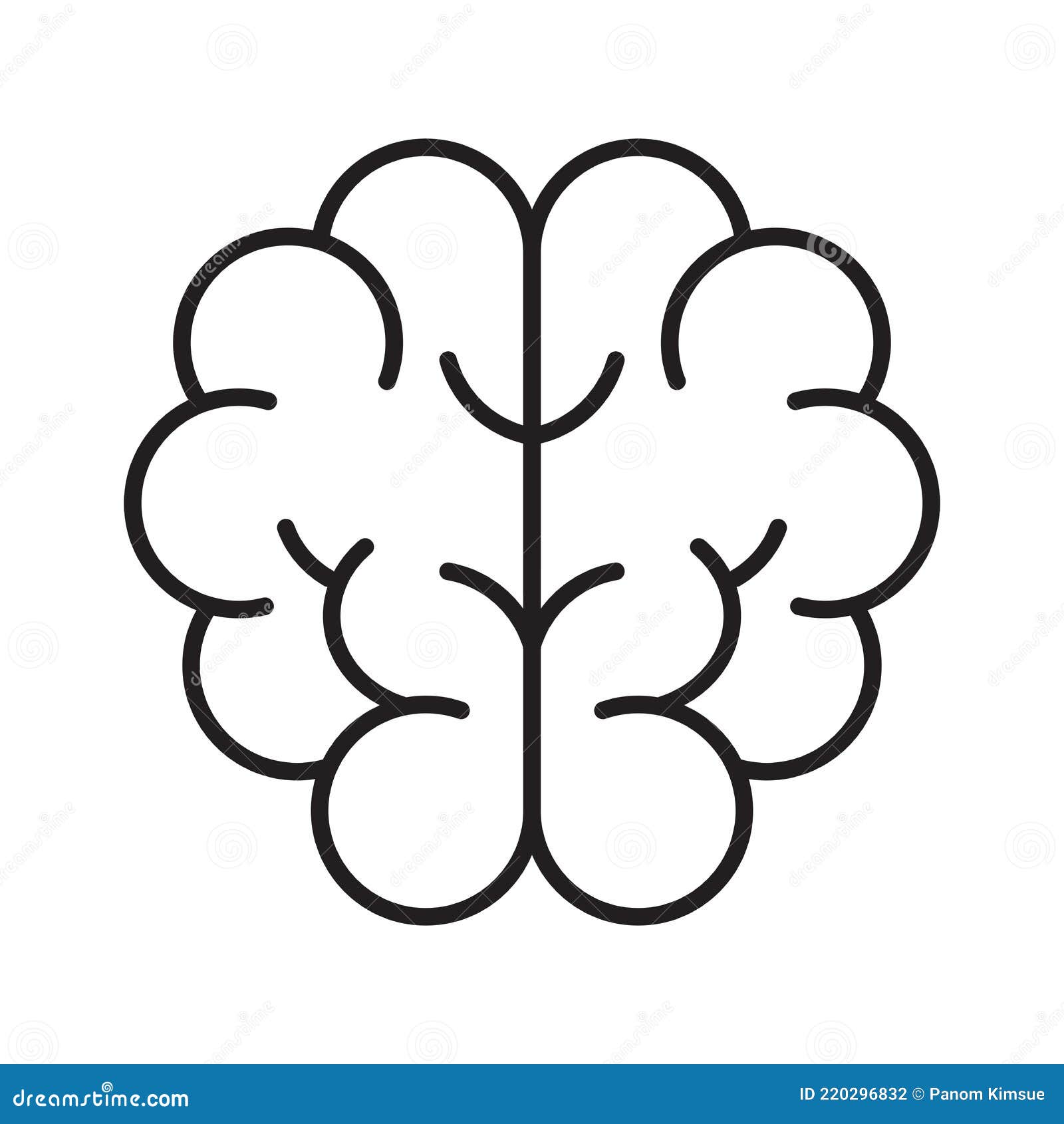Brain Icon Vector for Your Web Design, Logo, Infographic, UI ...
