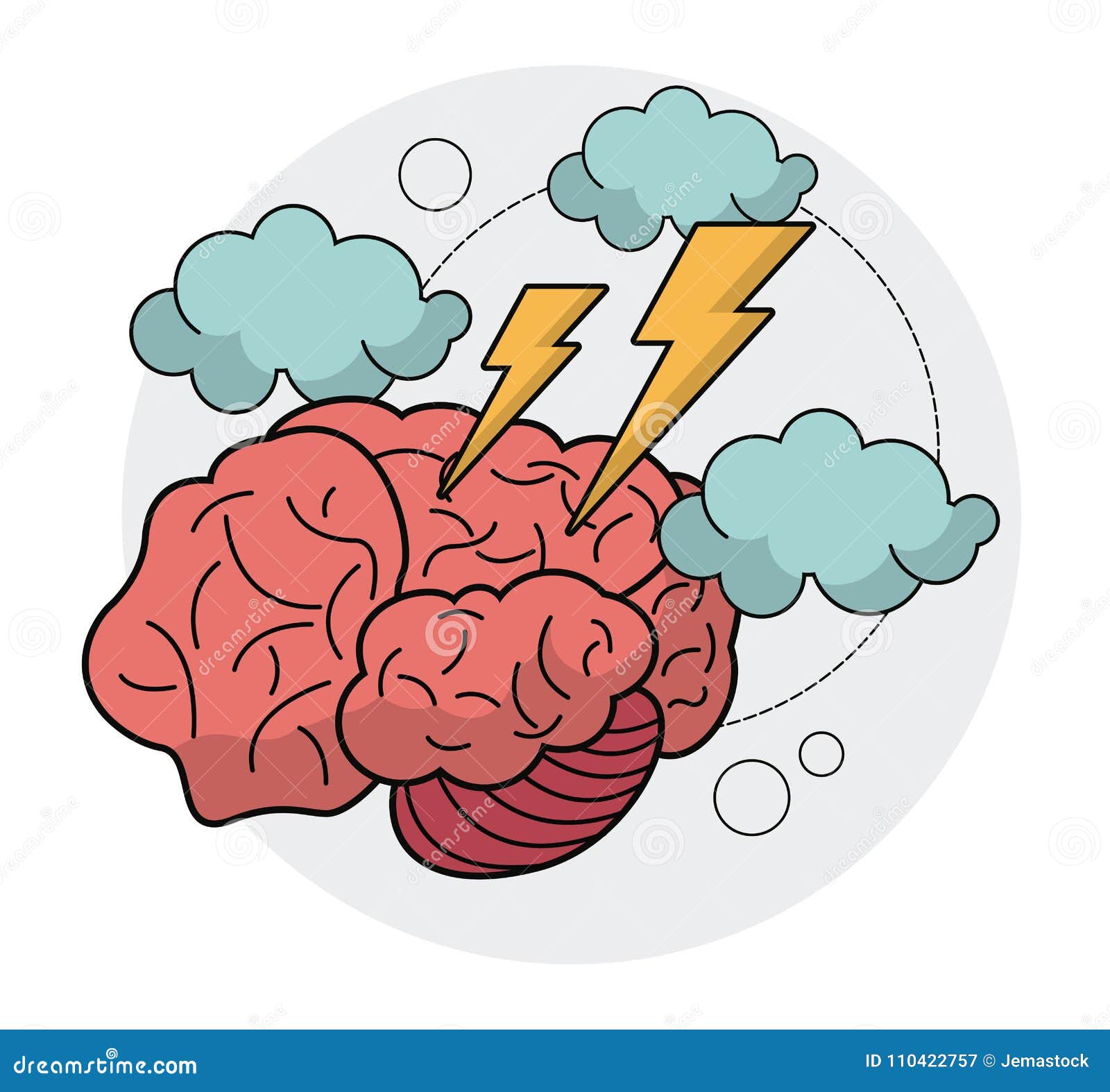 Brain Idea Creativity Innovation Thinking Stock Vector - Illustration ...