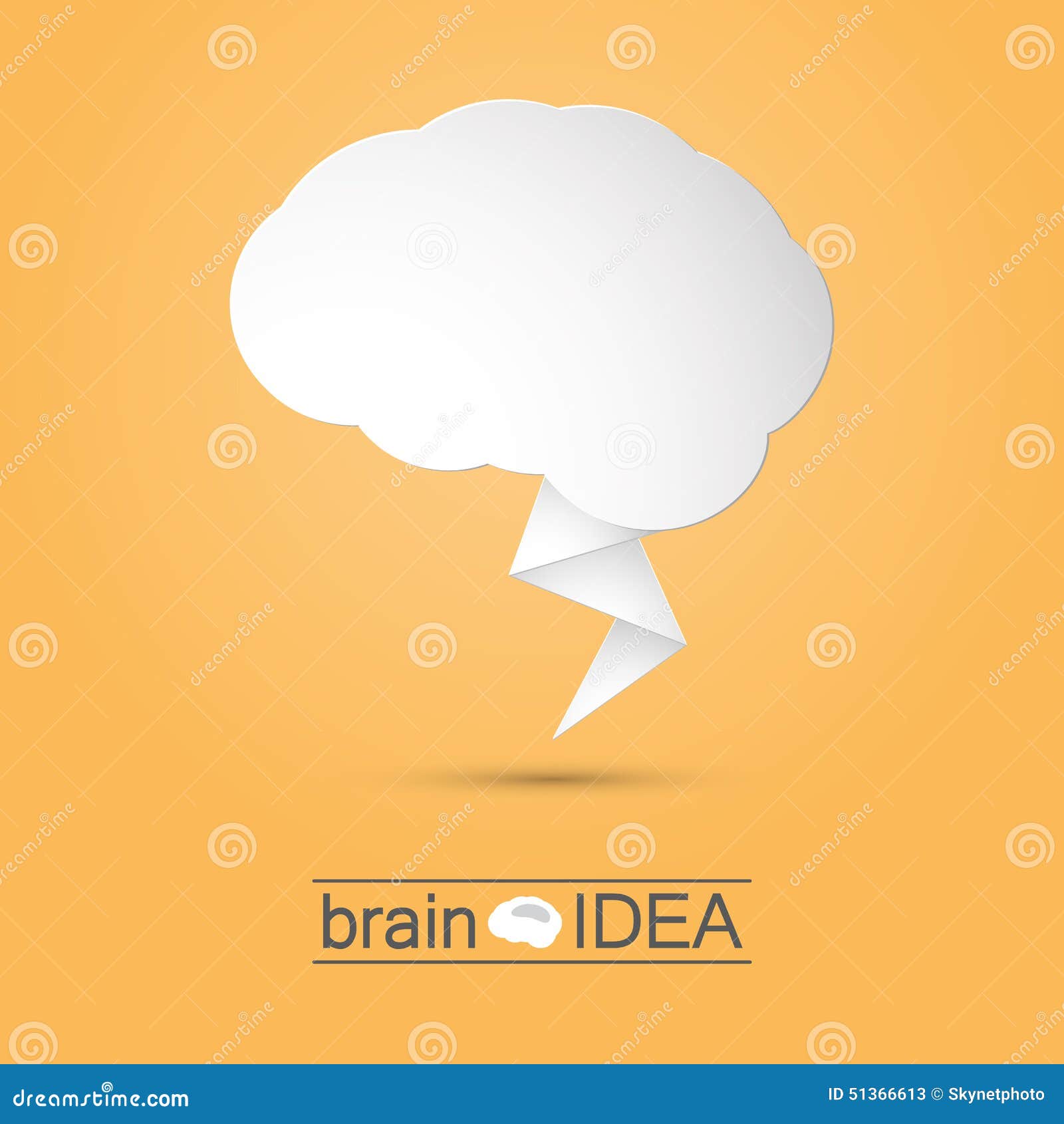Brain idea design stock vector. Illustration of design - 51366613