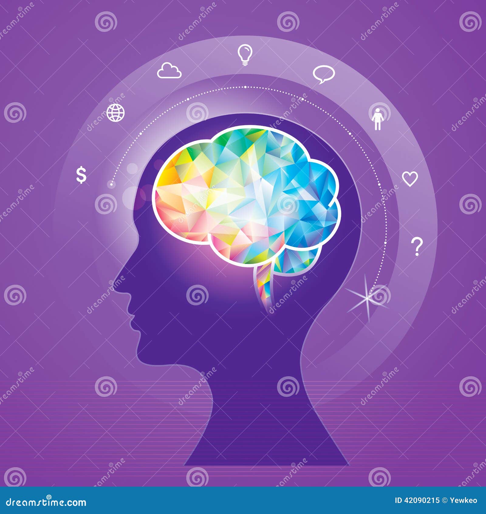 Brain Idea stock vector. Illustration of infographics - 42090215