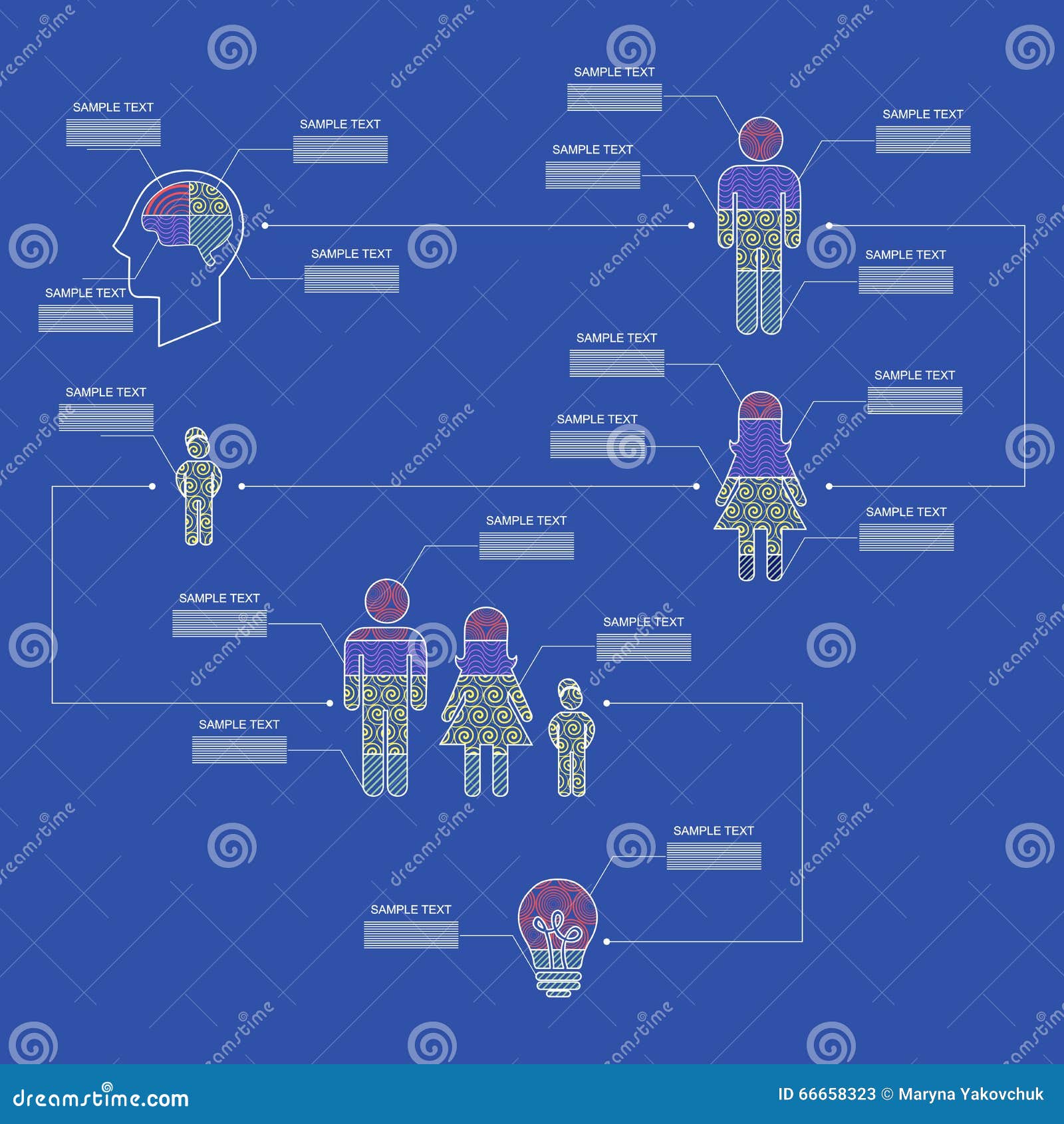 Brain and idea stock vector. Illustration of optimization - 66658323