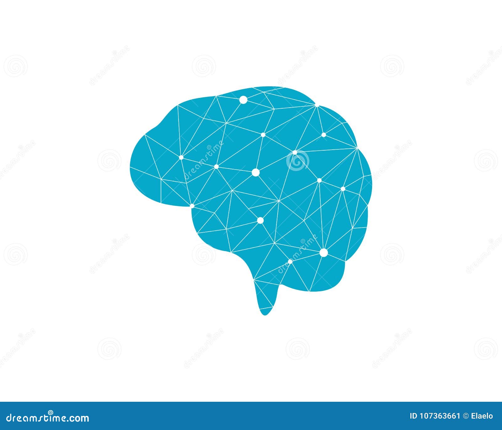 Brain Illustration Icon Template Stock Vector - Illustration of human ...