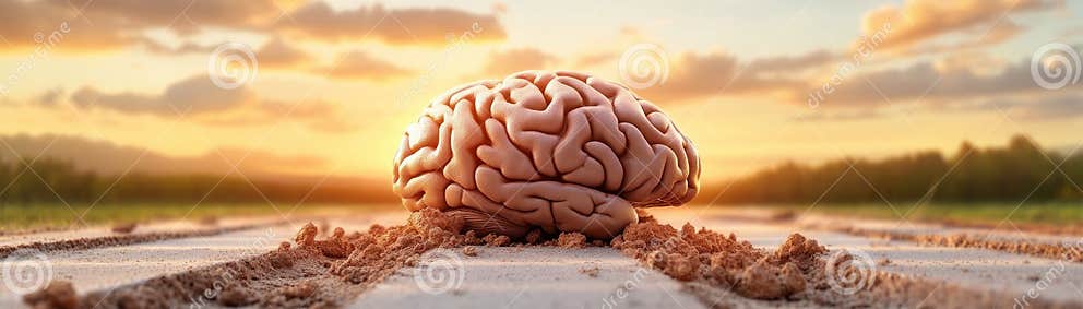 Brain Image Showing Two Halves, Symbolizing Analytical and Creative ...