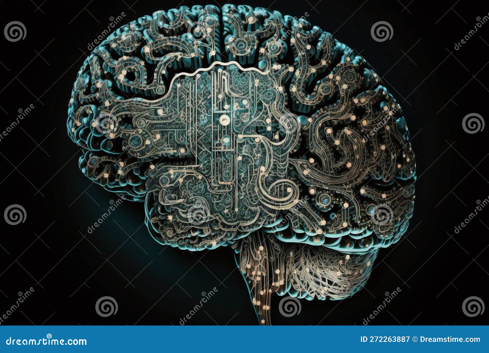 Brain Implanted With Artificial Inteligence Microchips. Ai Brain. Human ... Brain Implanted With Artificial Inteligence Microchips. Ai Brain. Human ...