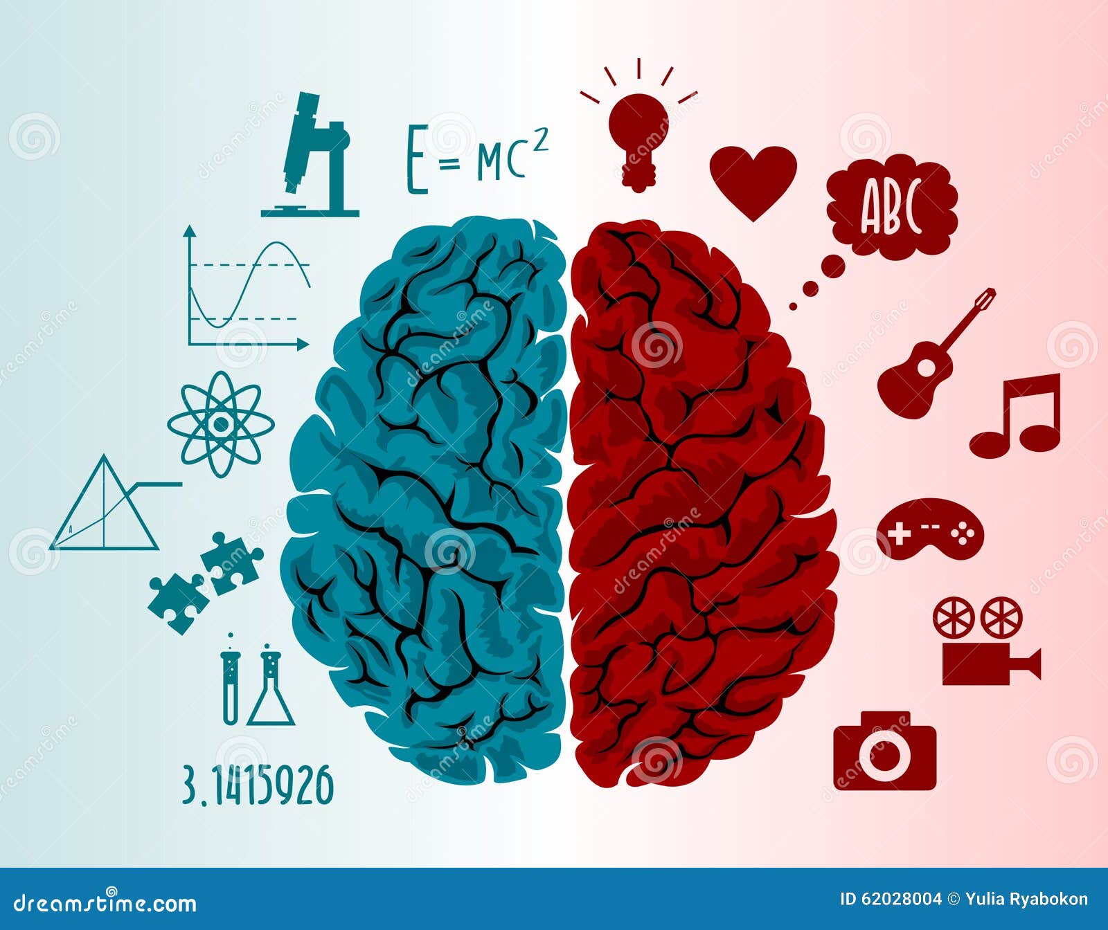 Intellect Infographics Linear Icons Collection Stock Image ...