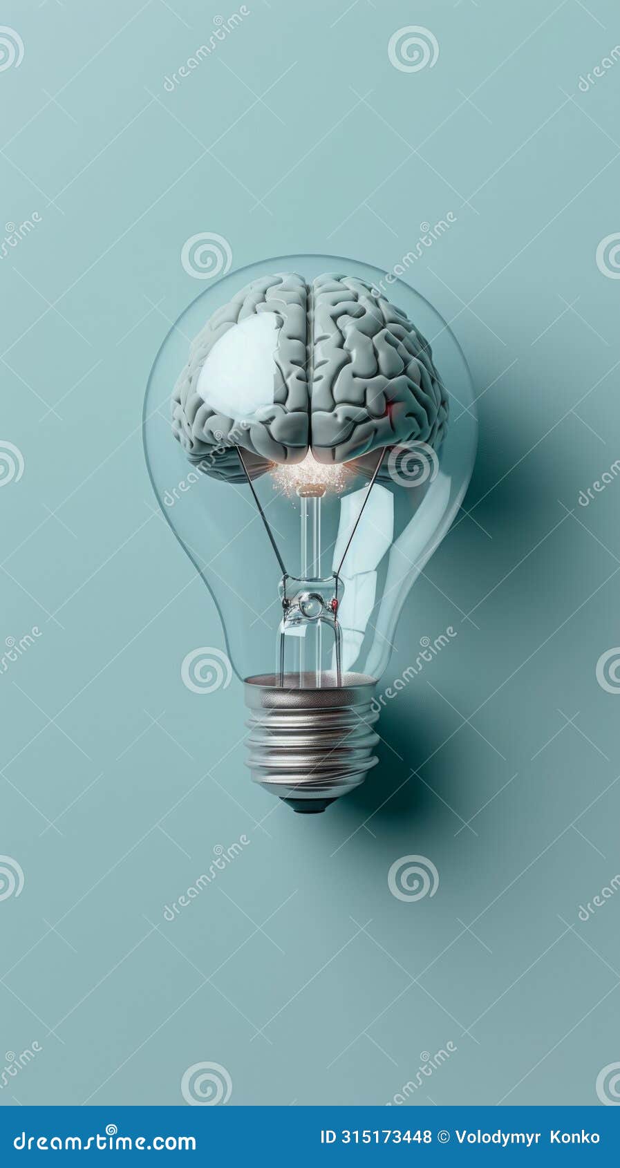 Brain Inside Light Bulb - Illuminating Intelligence for Bright Ideas ...