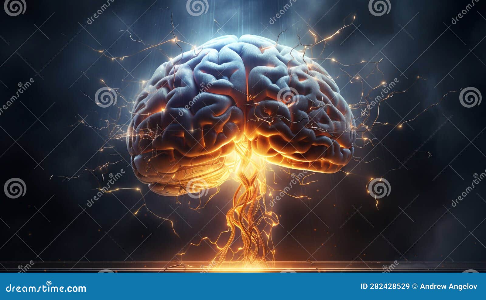 Brain Inter-connected with the Universe - Conceptual Digital Art ...