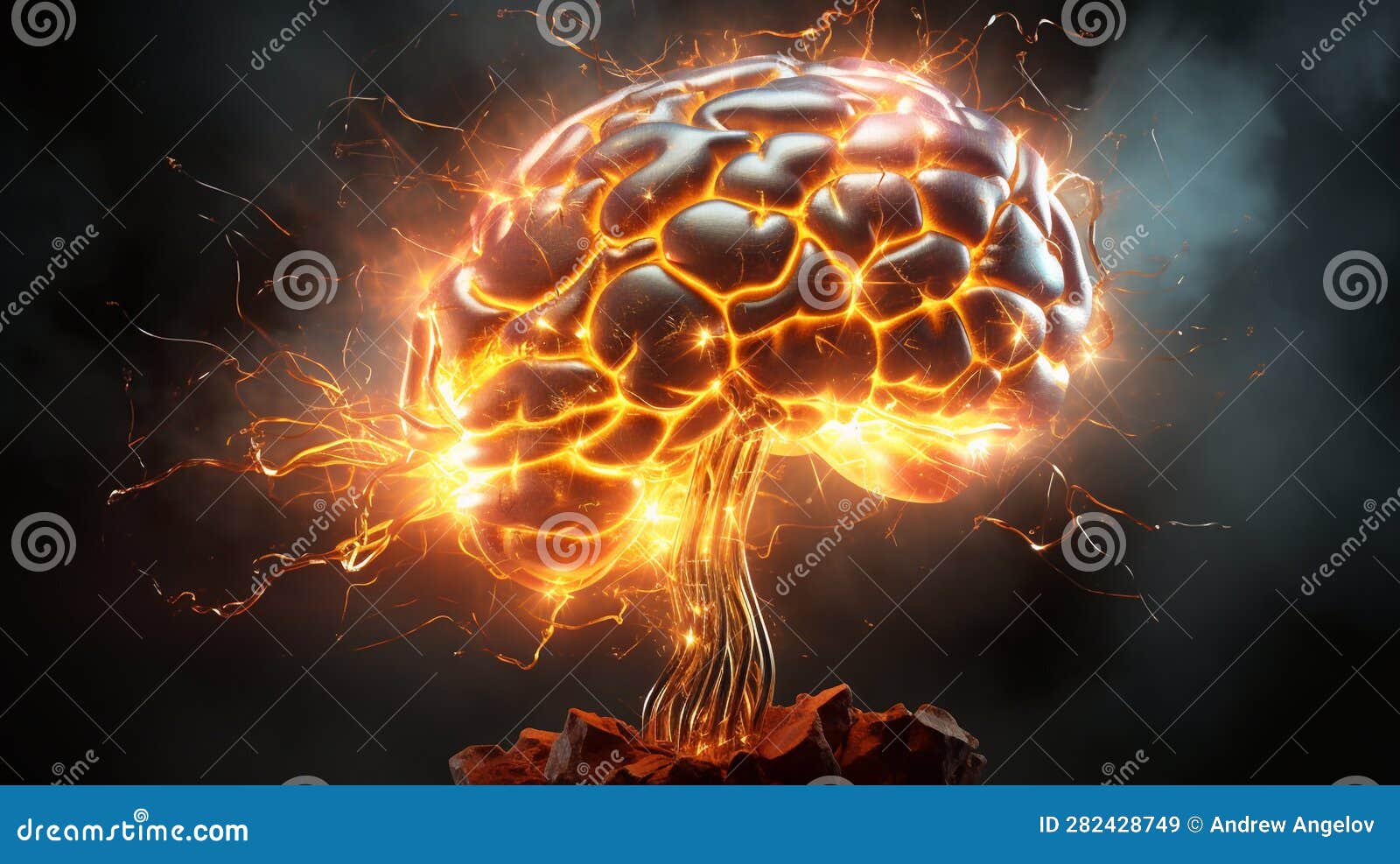 Brain Inter-connected with the Universe - Conceptual Digital Art ...