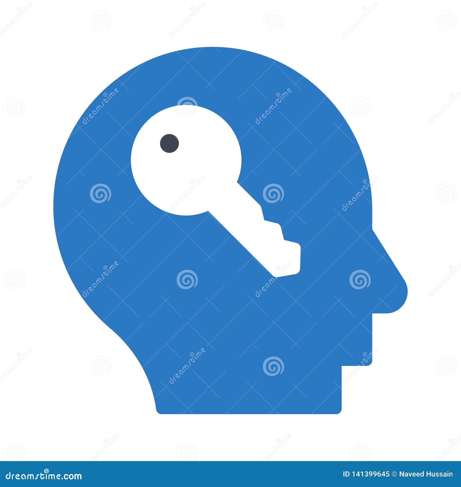 Brain Key Glyph Color Flat Vector Icon Stock Vector - Illustration of ...
