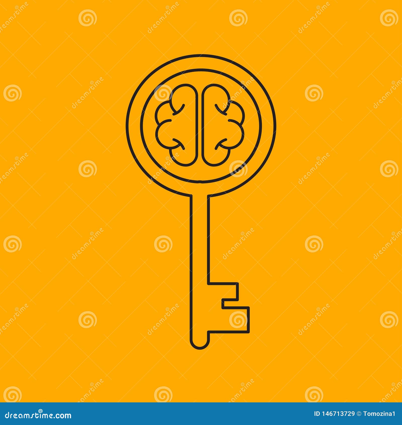 Brain Key Logo Stock Illustrations – 1,067 Brain Key Logo Stock ...