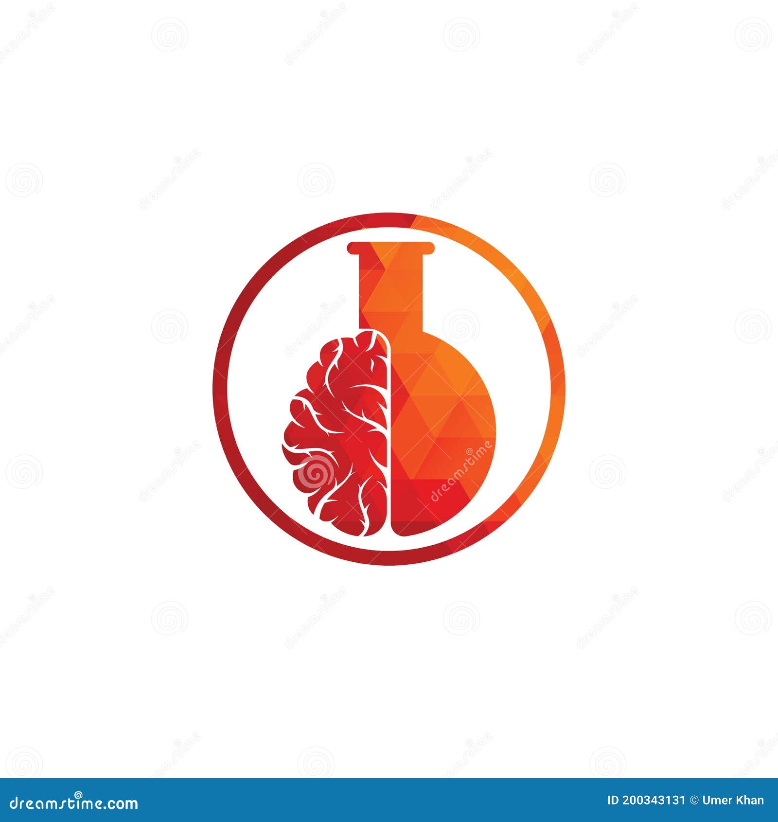 Brain Lab Logo Design Template Stock Vector - Illustration of ...