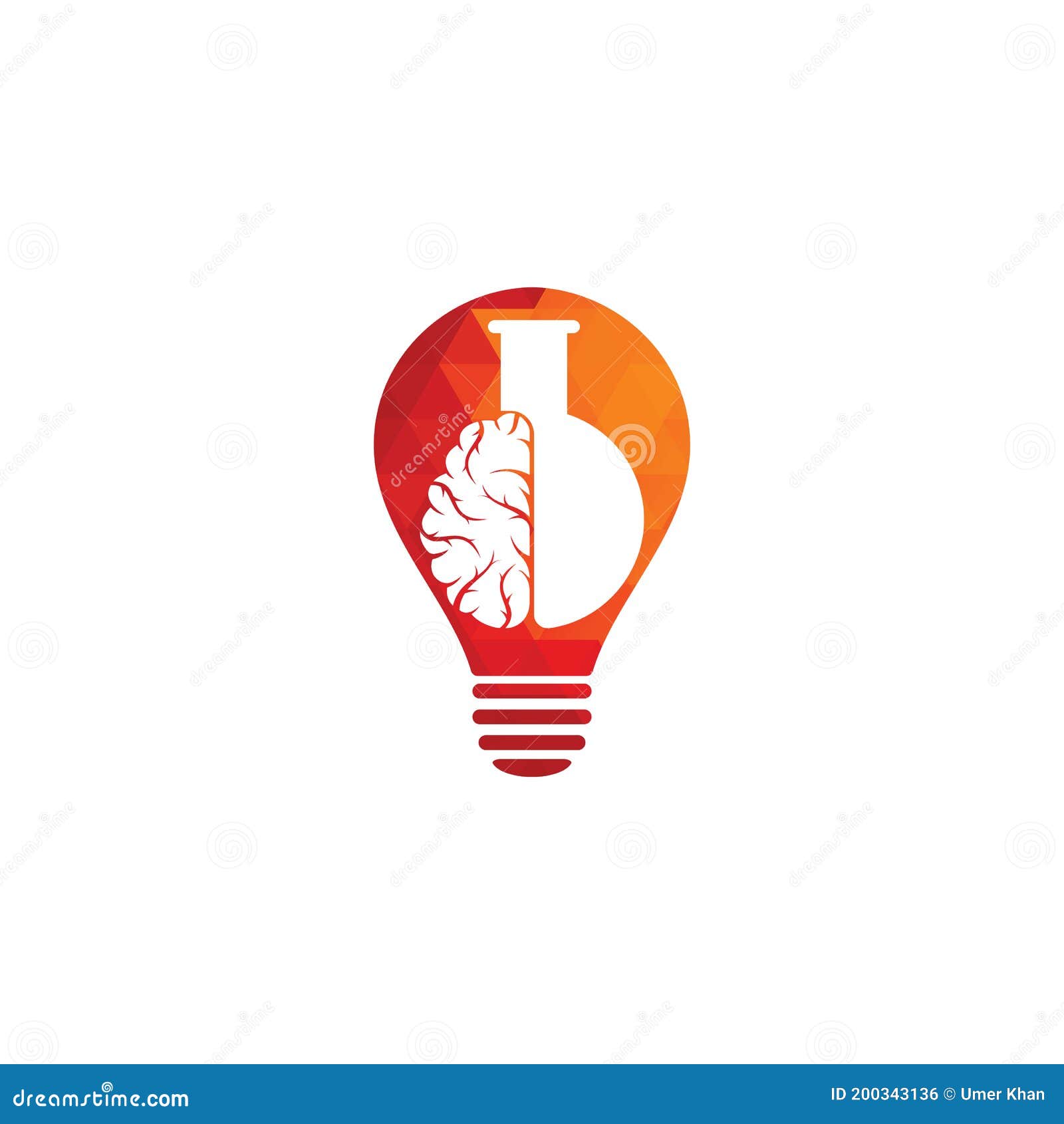 Brain Lab Logo Design Template Stock Vector - Illustration of creative ...
