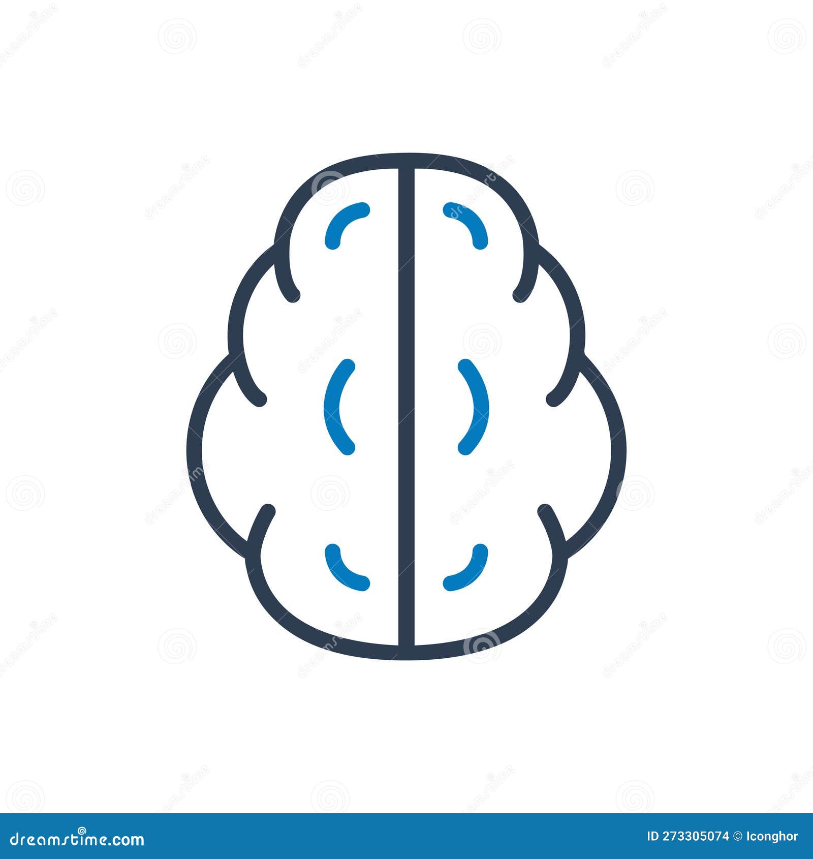 Brain Line Icon. Editable Vector Symbol Stock Vector - Illustration of ...