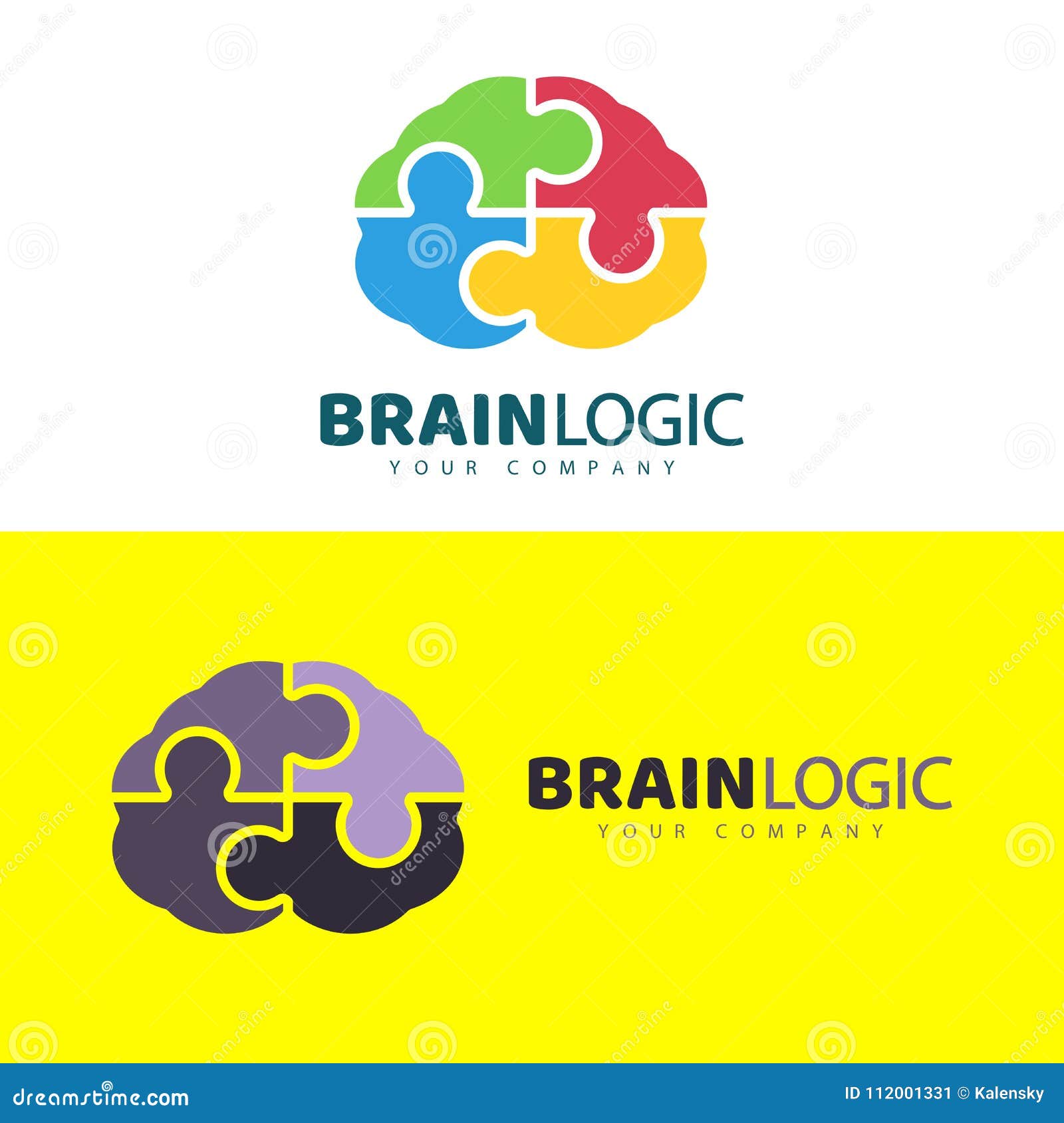 Brain Logo design stock vector. Illustration of company - 112001331