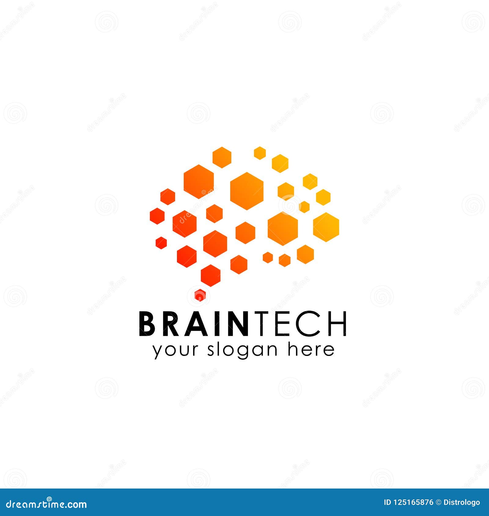 Hexagon Brain Hive. Infographics. Cartoon Vector | CartoonDealer.com ...