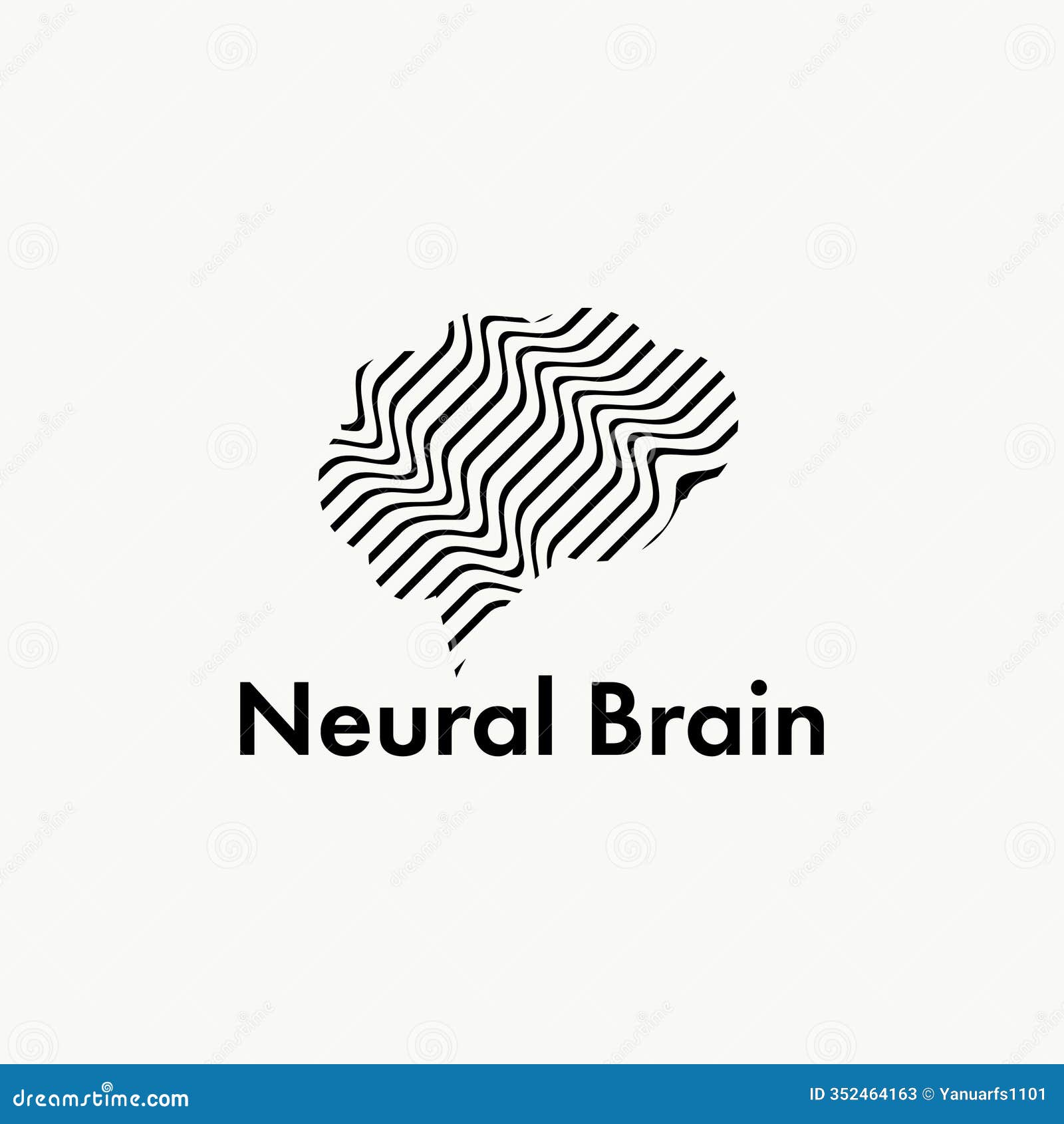 Very Nice Brain Logo Design Template Vector Stock Illustration ...
