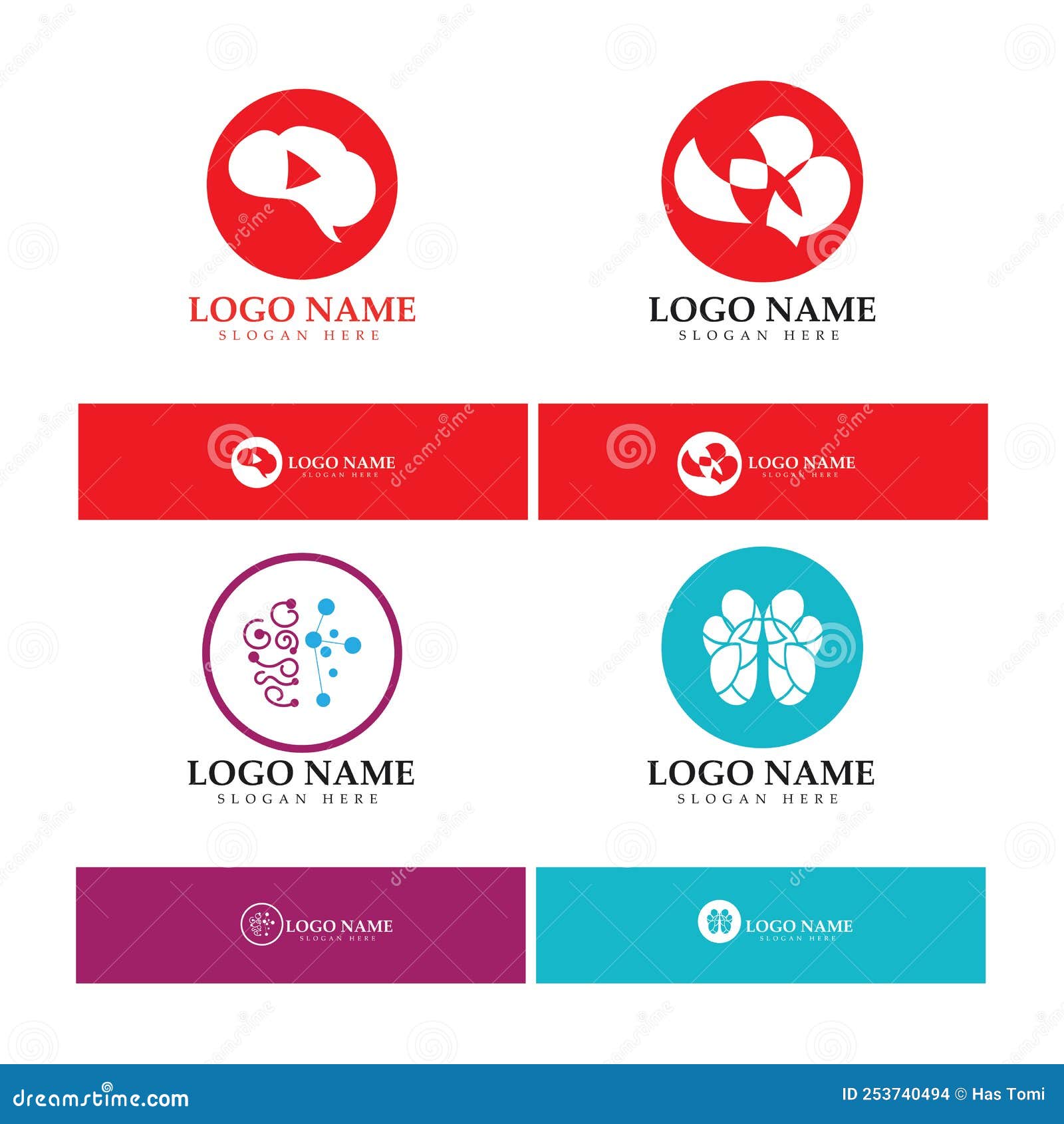 Brain Logo Designs Concept Vector, Health Brain Pulse Logo, Brain Care ...