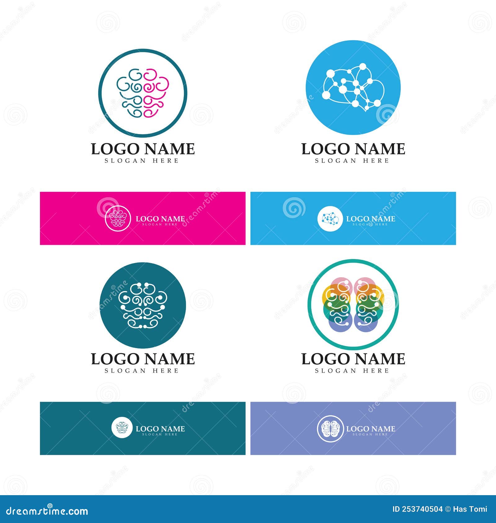 Brain Logo Designs Concept Vector, Health Brain Pulse Logo, Brain Care ...