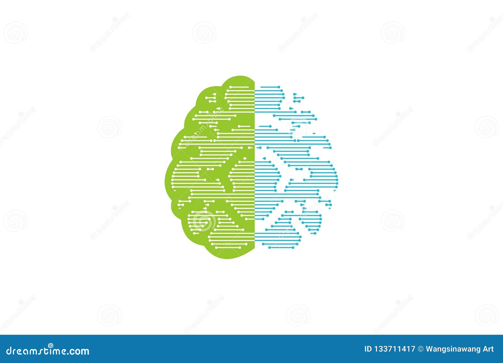 Brain Logo Designs Inspiration Isolated on White Background. Stock ...