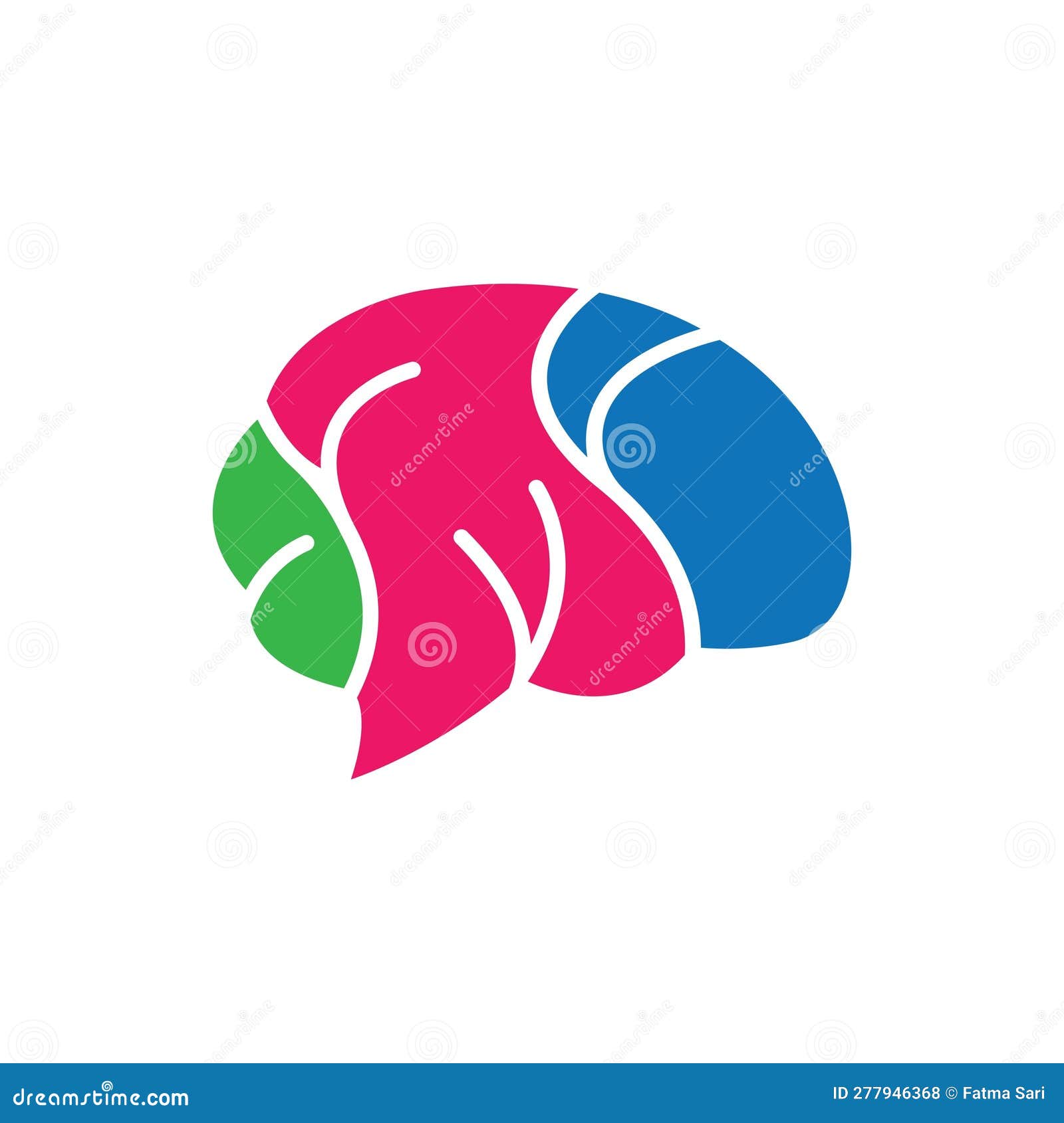 Brain logo images stock vector. Illustration of logo - 277946368