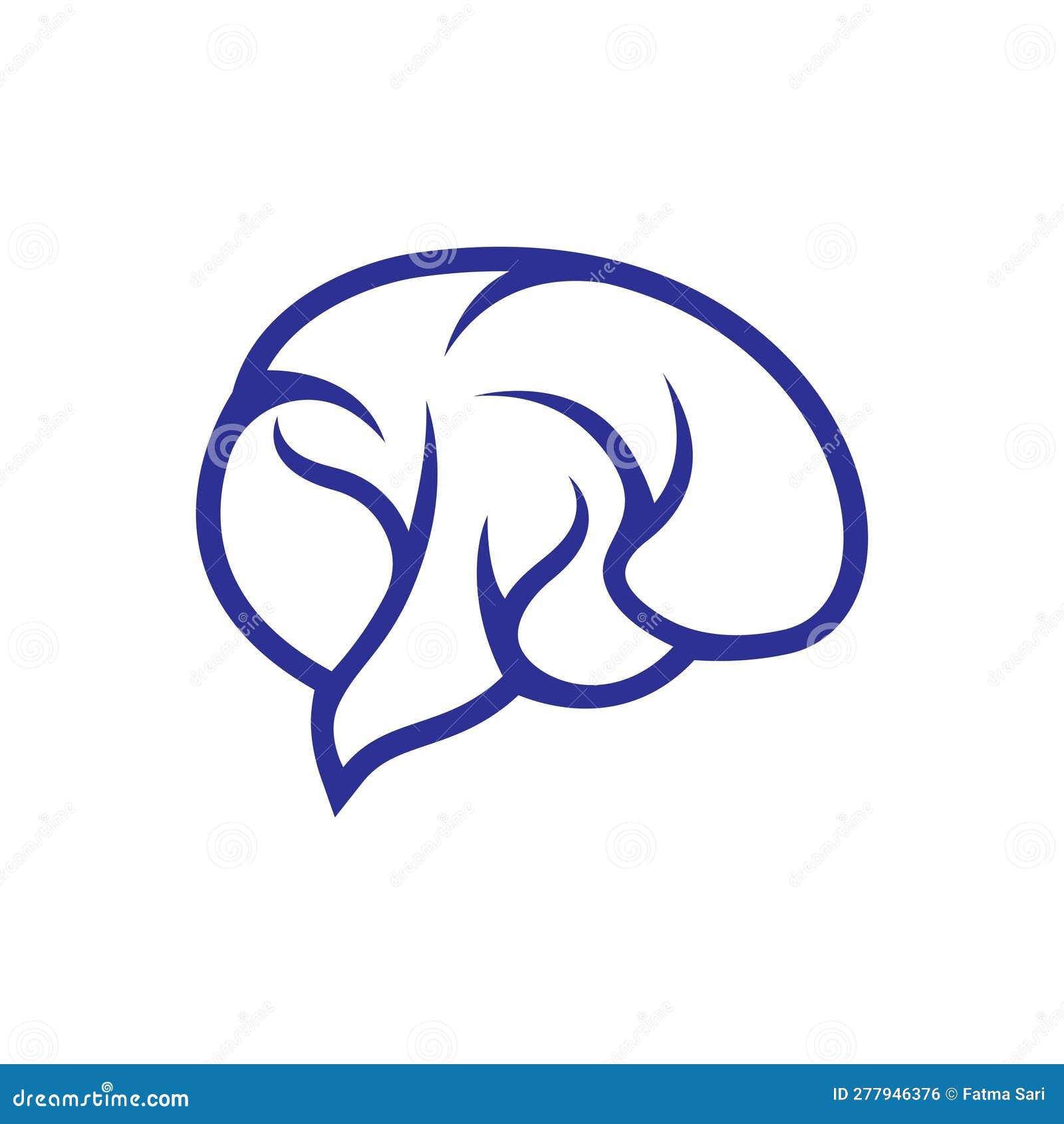 Brain logo images stock vector. Illustration of brainstorming - 277946376