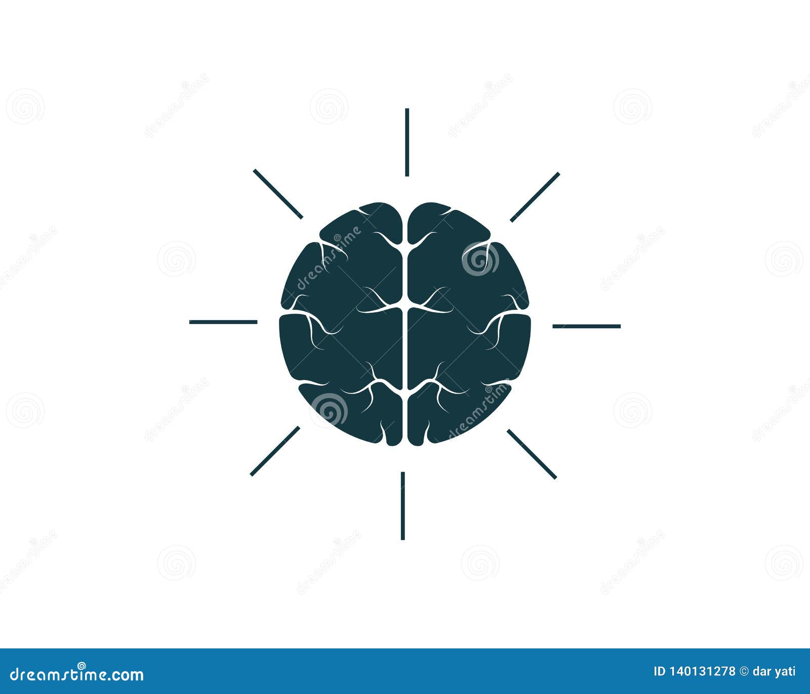 Brain Logo Template and Symbols Stock Vector - Illustration of design ...