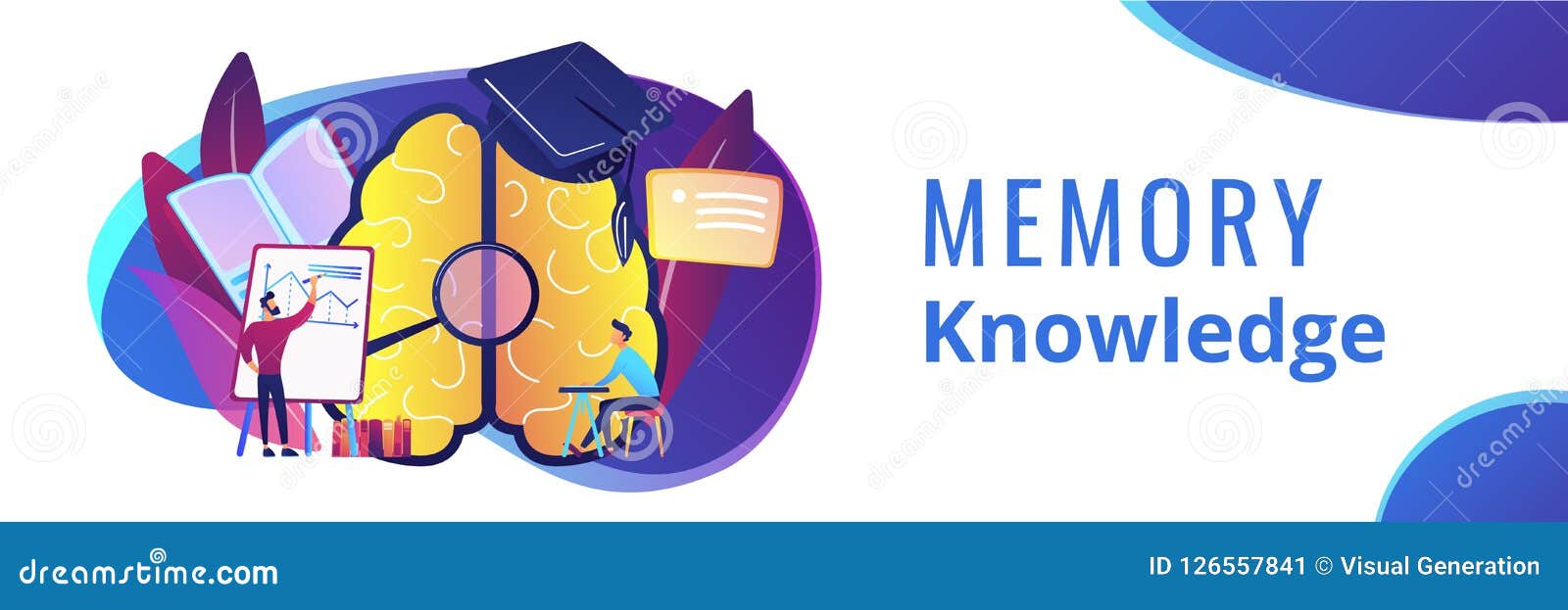 Education and Learning Style Header Banner. Stock Vector - Illustration ...