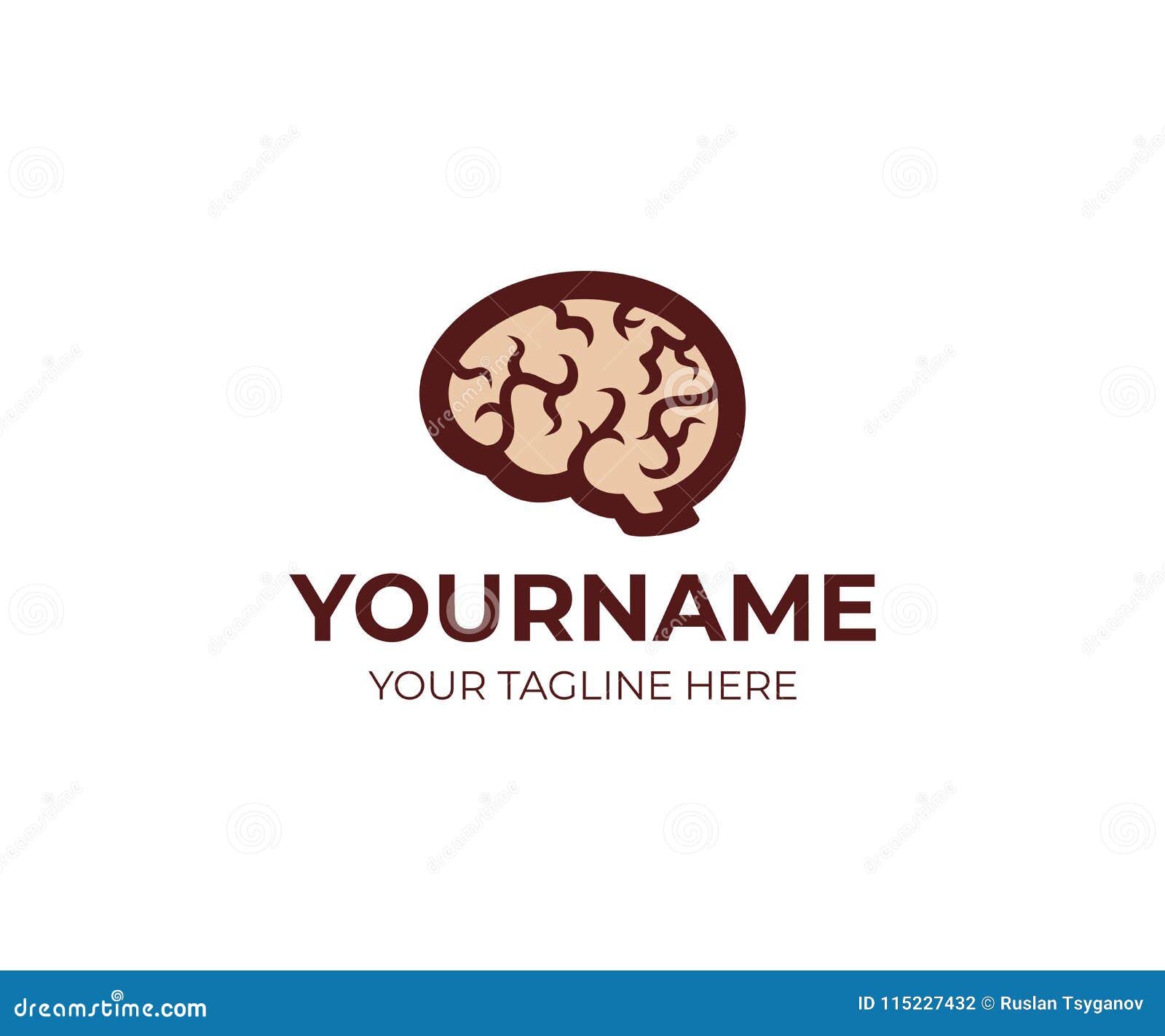 Brain and Mind, Logo Template. Symbol of Medical, Creativity, Creative ...