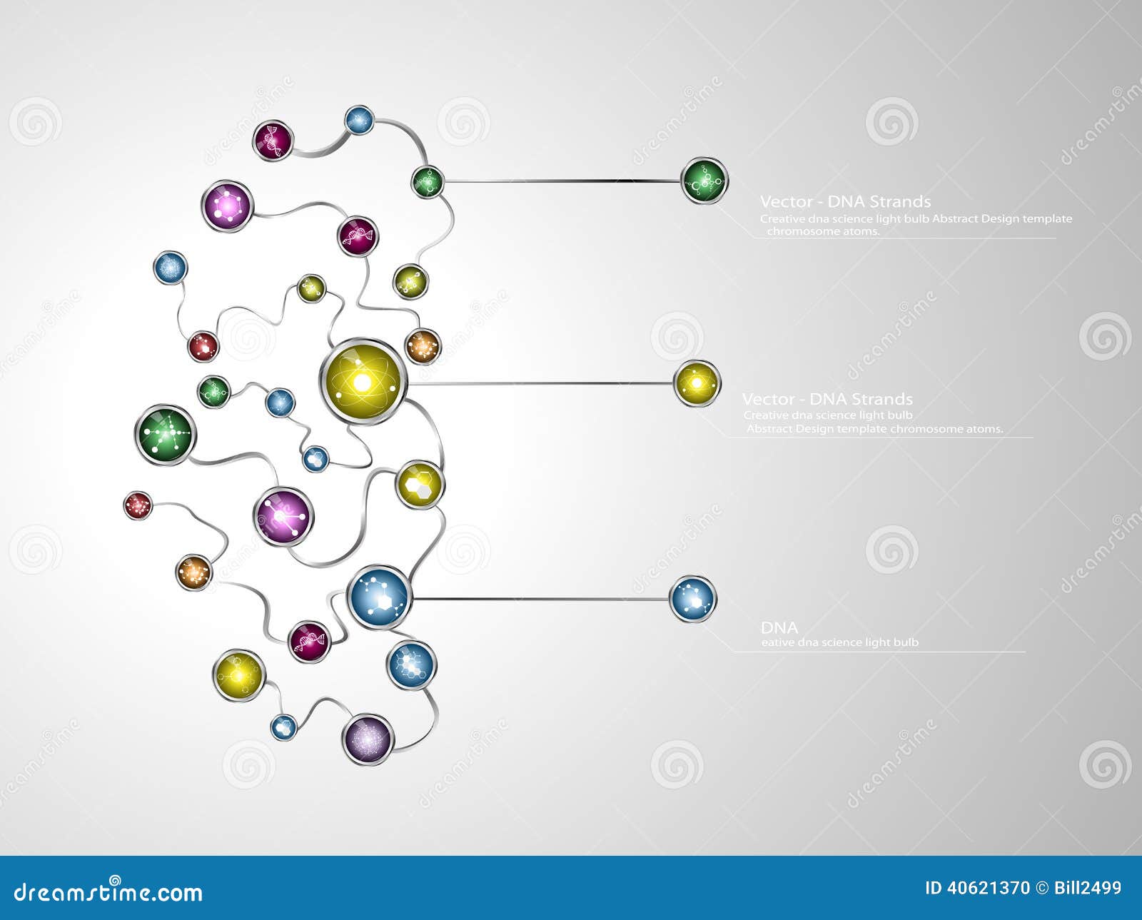 Brain molecules DNA stock illustration. Illustration of element - 40621370