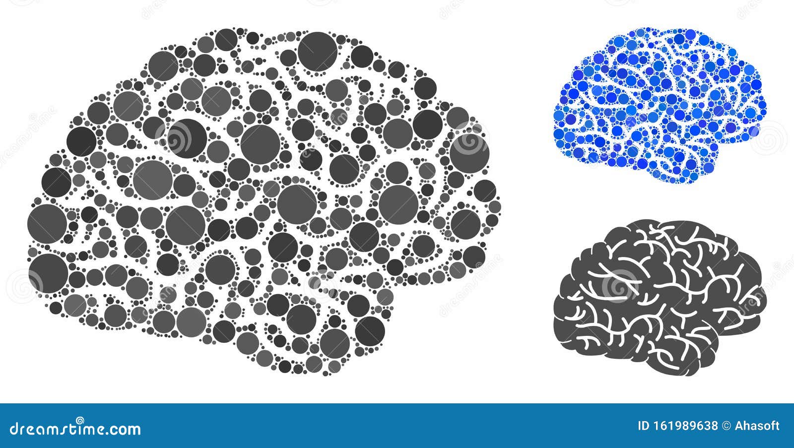 Brain Mosaic Icon Of Humpy Parts Royalty-Free Stock Photography ...