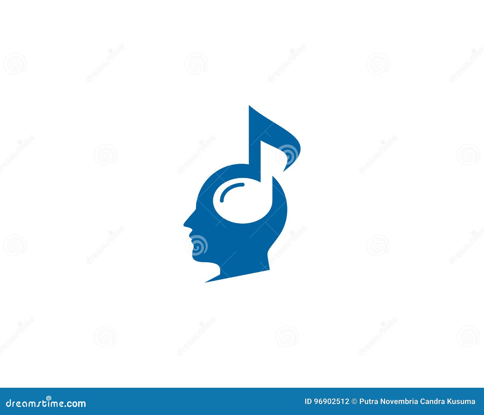 Brain Music Icon Logo Design Element Stock Vector - Illustration of ...