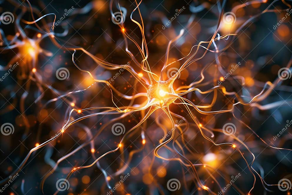 Brain and Nerve Cells Electrical Pulses Neurons Electrical Pulses ...