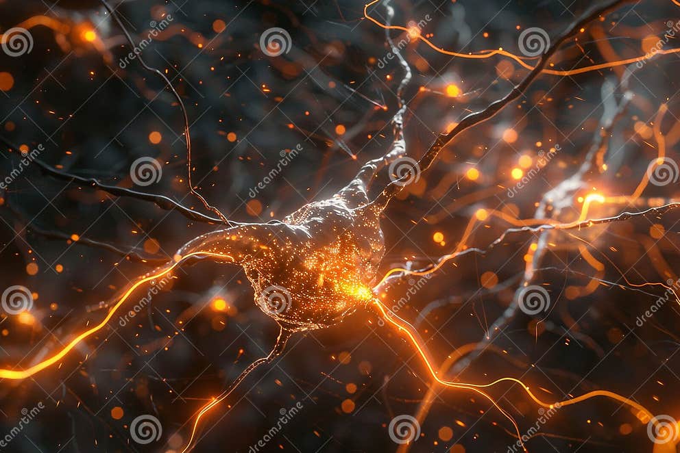 Brain and Nerve Cells Electrical Pulses Neurons Electrical Pulses ...