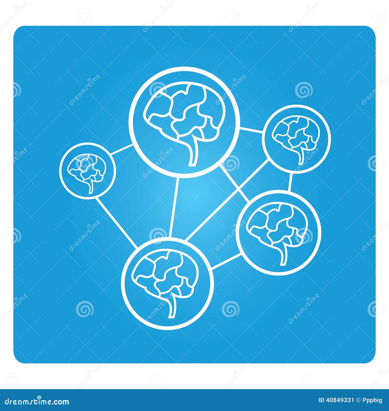 Brain Network Layers, Prominent Central Structures, Neural Network ...