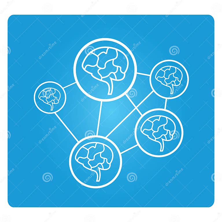 Brain network stock illustration. Illustration of organized - 40849331