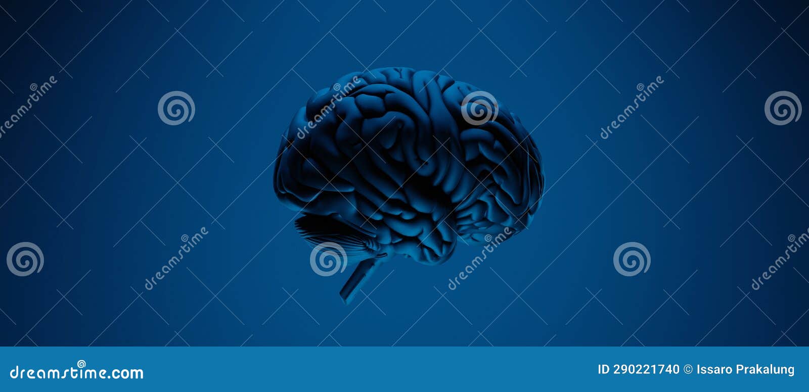 Brain Neural of AI Robot for High Technology Network, Quantum Computer Processing, Digital Data ...