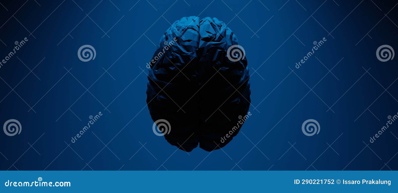 Brain Neural of AI Robot for High Technology Network, Quantum Computer Processing, Digital Data ...