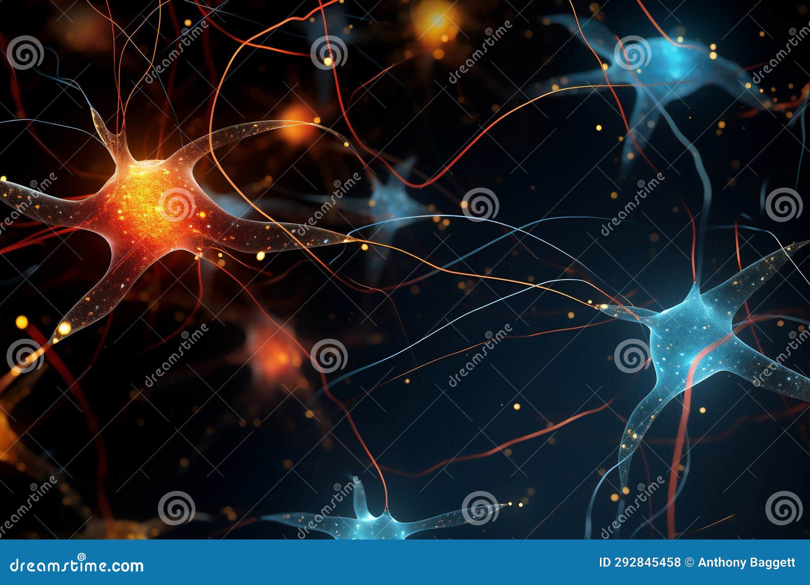 Brain Neurons Royalty-Free Cartoon | CartoonDealer.com #292845458