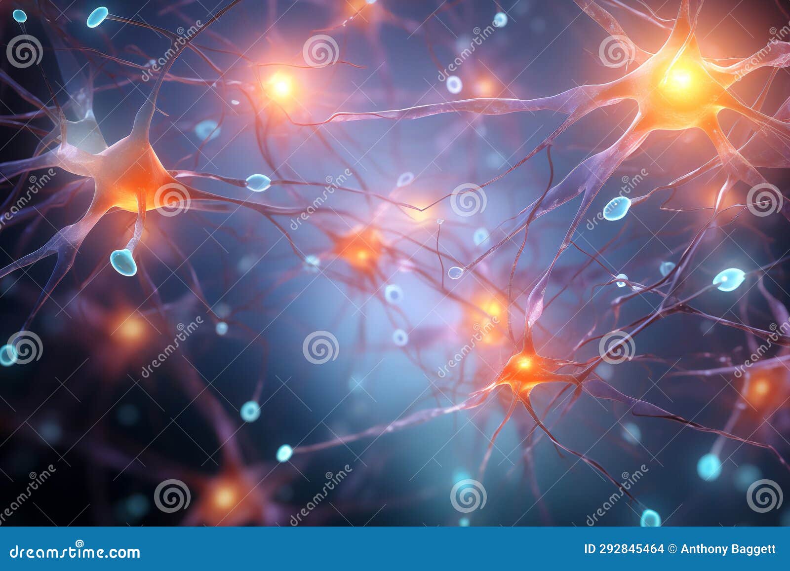 Brain neurons stock illustration. Illustration of alzheimer - 292845464