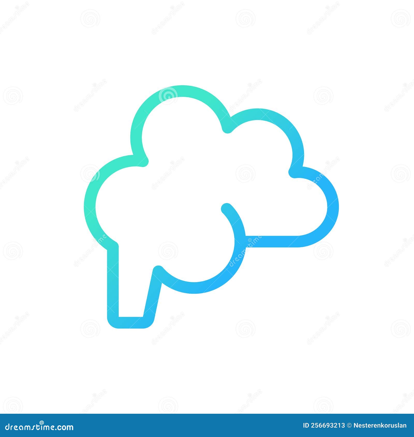 Linear Nervous Emoji Icon From Emoji Outline Collection. Thin Line ...