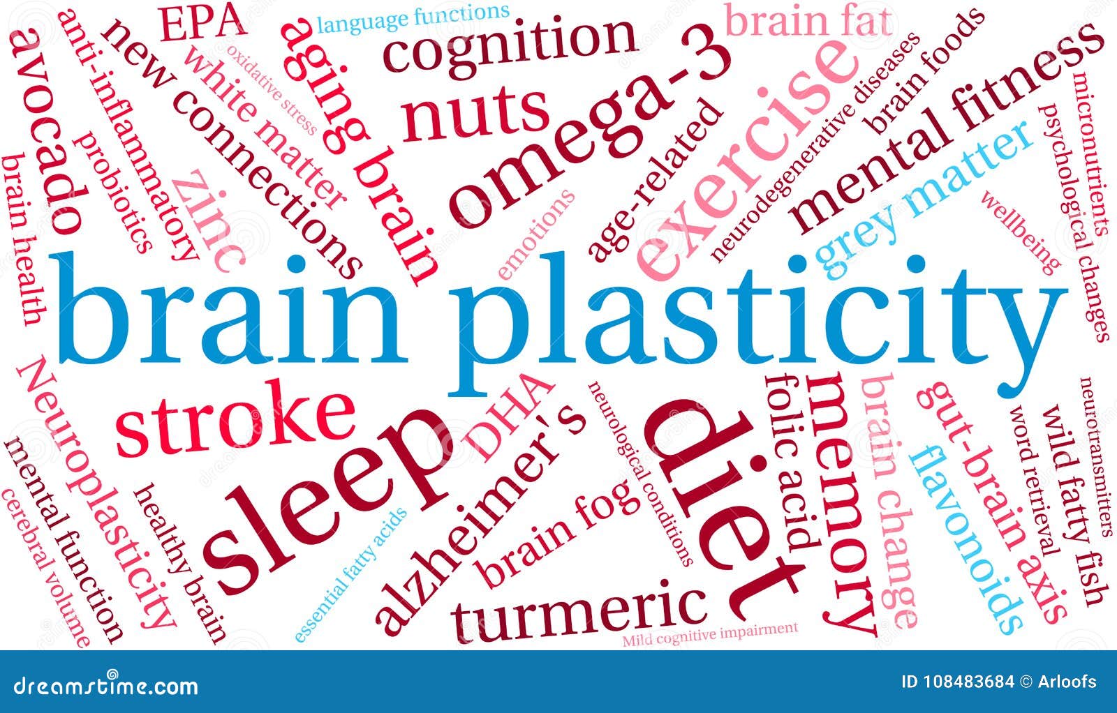 Brain Plasticity Word Cloud Vector Illustration | CartoonDealer.com ...