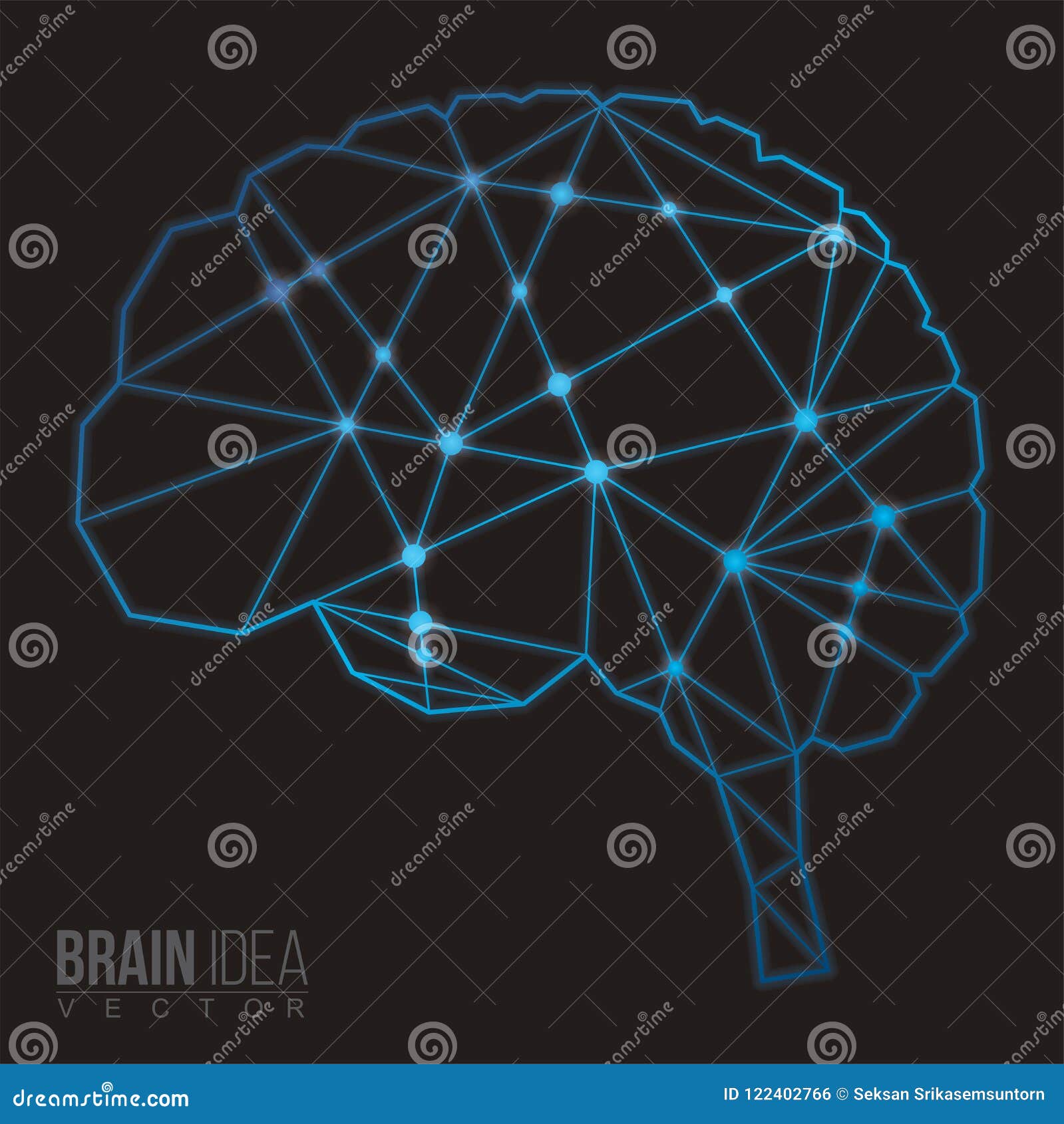 Brain Polygon, Vector Illustration Stock Vector - Illustration of ... Brain Polygon, Vector Illustration Stock Vector - Illustration of ...